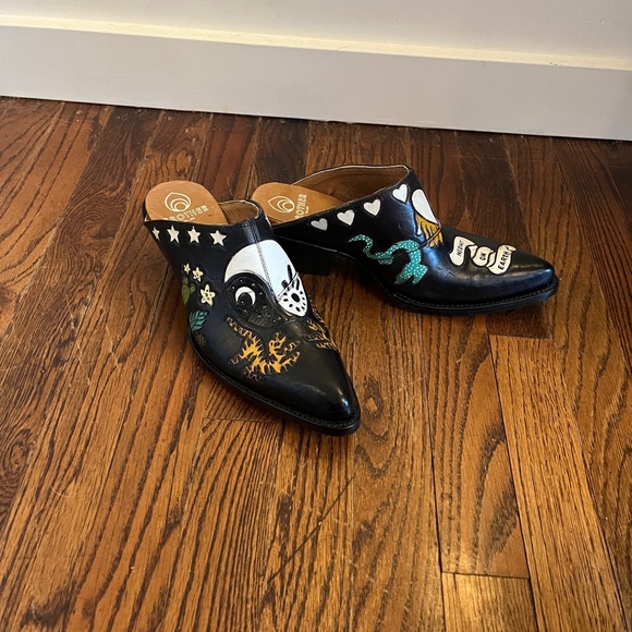 Brother Vellies | Shoes | Brother Vellies Black 220 Doodle Mule | Poshmark